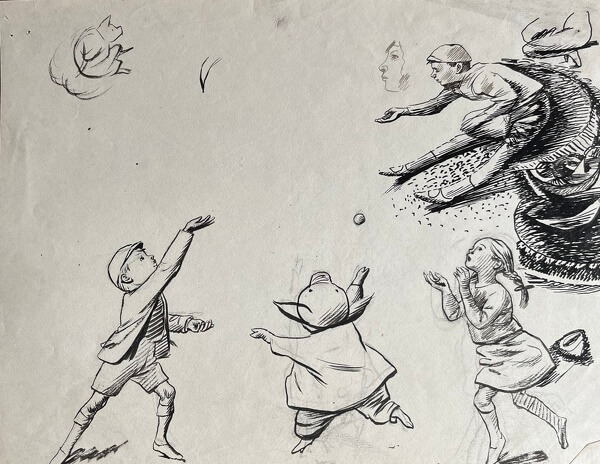 Study for Children Playing - Modern British Art Gallery