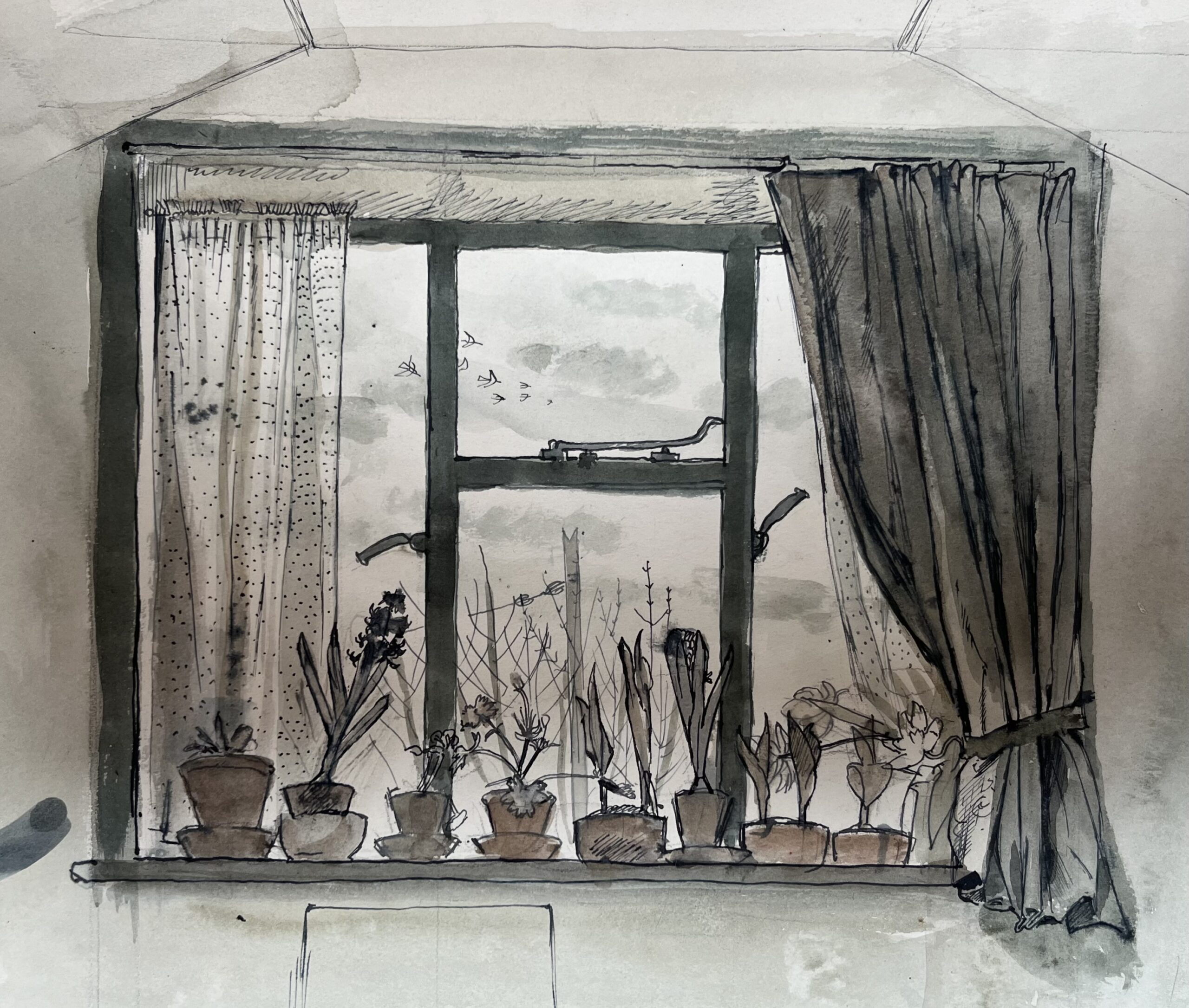 The Kitchen Window Sill - Modern British Art Gallery
