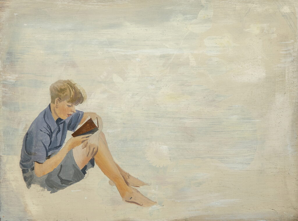 Boy Reading - Modern British Art Gallery