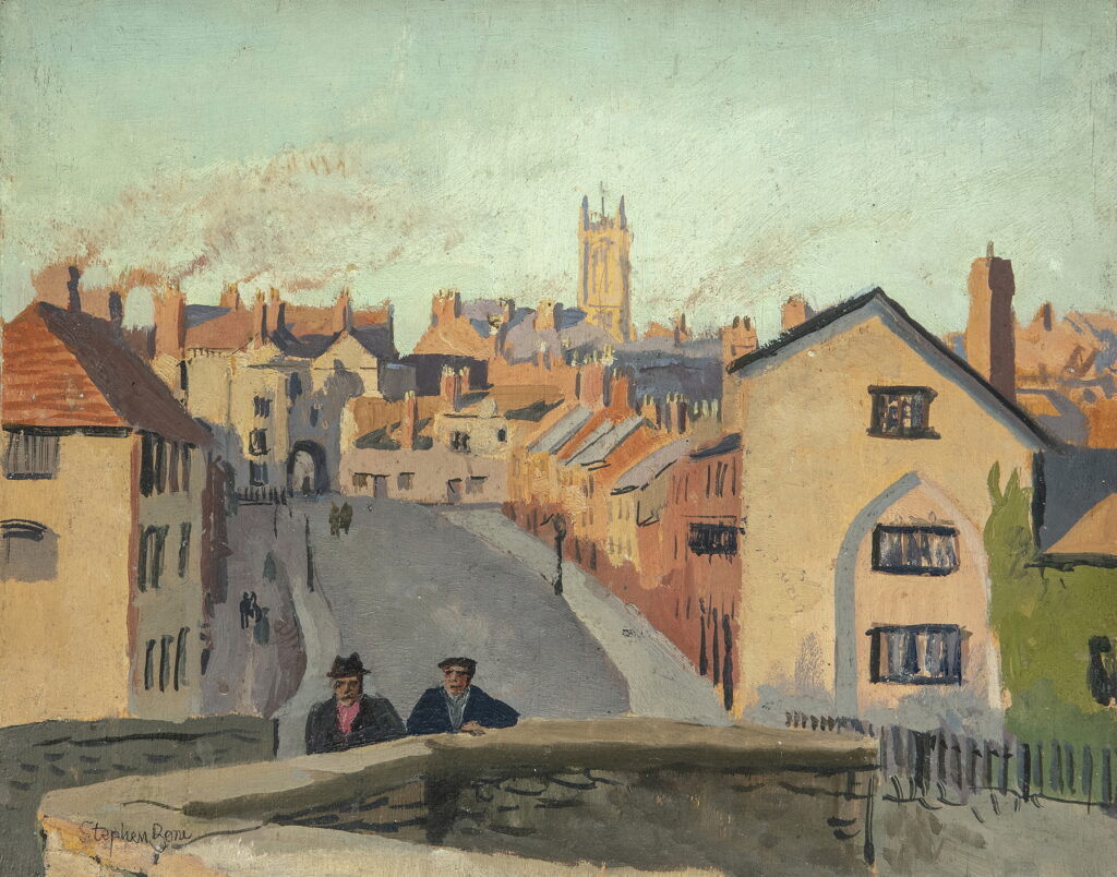 Broad Street Ludlow 1928 - Modern British Art Gallery