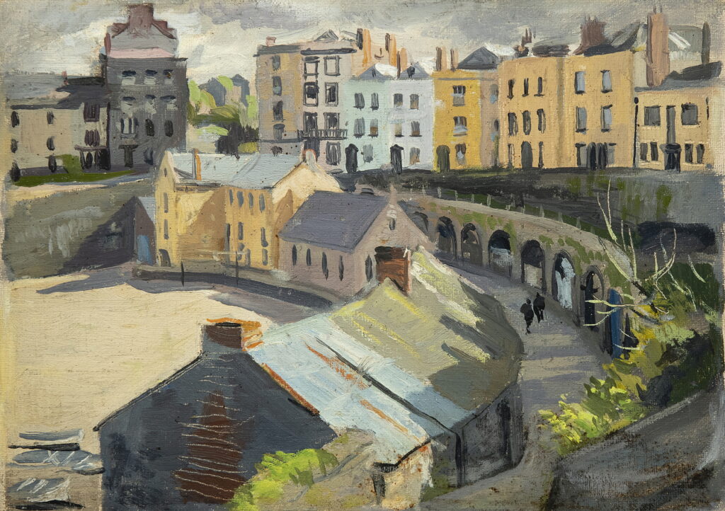 Tenby Harbour and Sea Front - Modern British Art Gallery