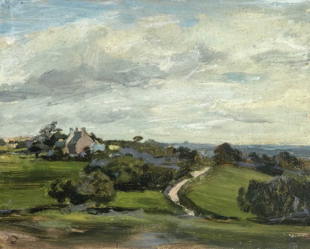 Landscape with Hamlet - Modern British Art Gallery
