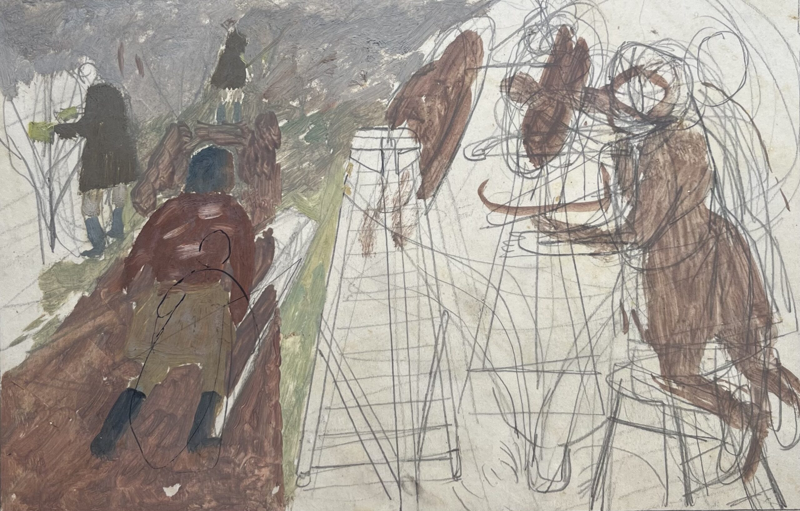 Pruning in the Orchard - Modern British Art Gallery