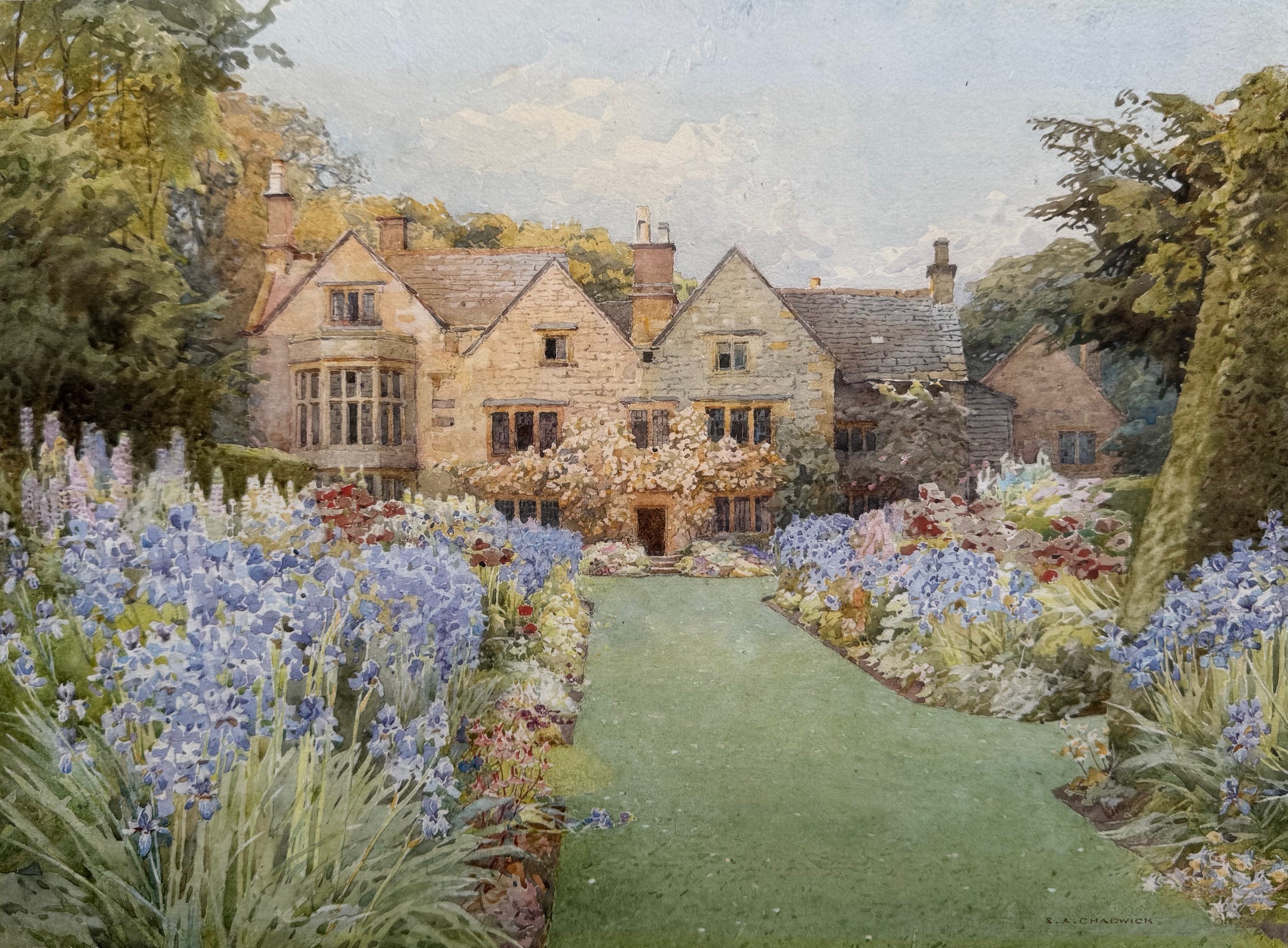 The house and garden of Laurence W. Hodson at Bradbourne Hall - Modern ...