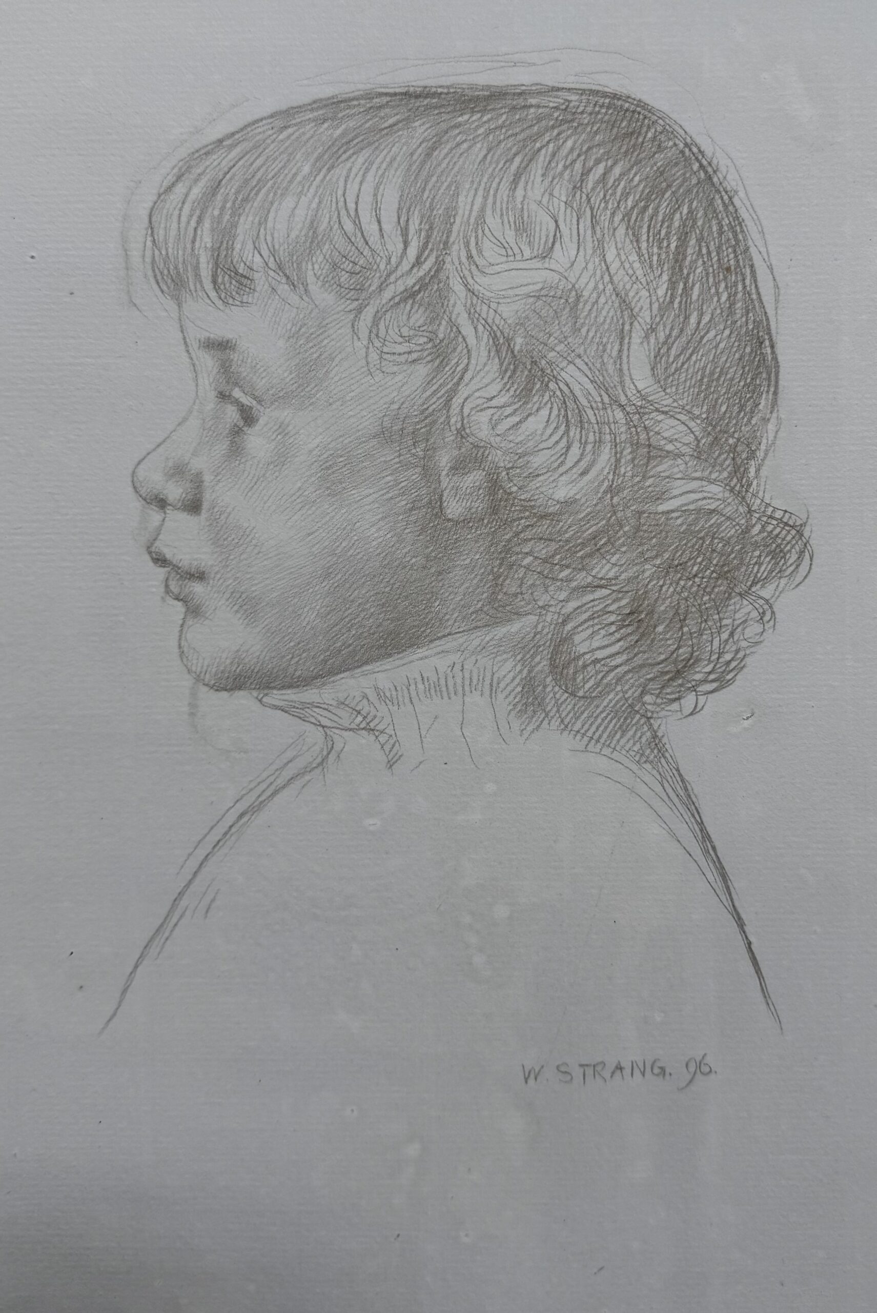 Portrait in Profile of William Hodson - Son of Laurence W. Hodson (of ...